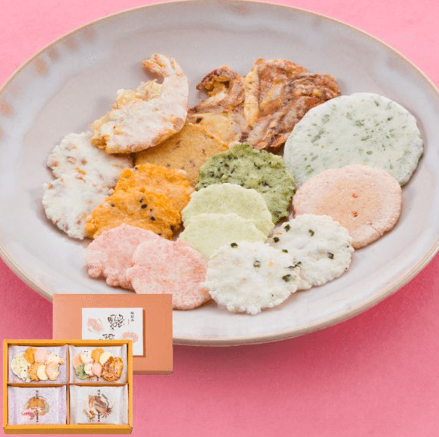 【日本進口食品】日本松風屋海鮮烤仙貝禮盒 | meimaii 美賣